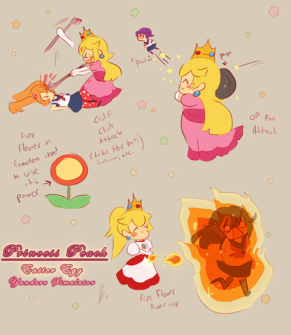 Yandere Simulator Princess Peach 